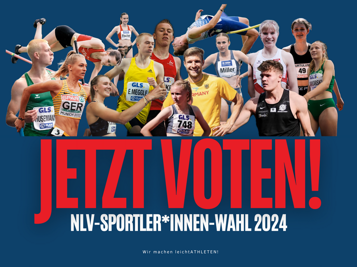 Niedersächsischer Leichtathletik-Verband: Die NLV Sportler*innen-Wahl des Jahres 2024